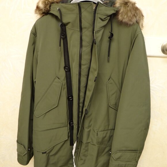Coach | Jackets & Coats | New Coach 3in Down Parka With Shearling Hood ...
